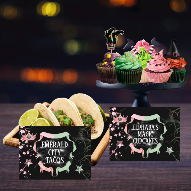 Wicked Theme Food Signs | Zazzle