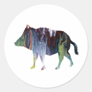 Wild Boar Stickers | Zazzle AU