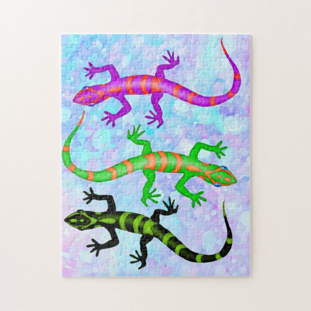 Gecko Jigsaw Puzzles | Zazzle.com.au