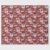 Willy Wonka Candy Pattern Wrapping Paper | Zazzle