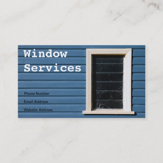 Window Cleaning Business Card | Zazzle.com.au