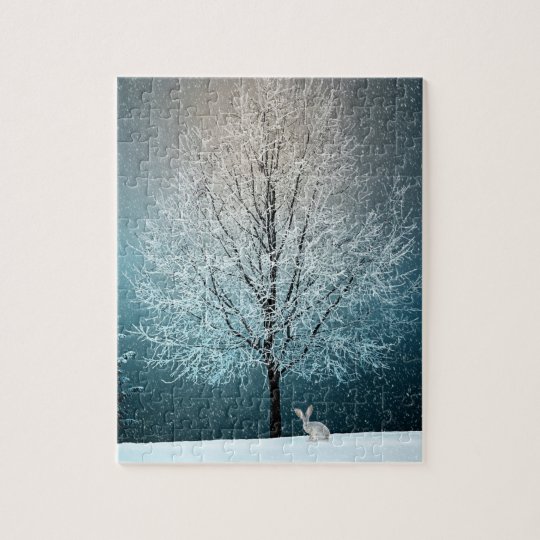 Winter Scene Jigsaw Puzzle | Zazzle.com.au