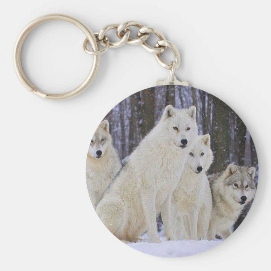 Wolf Family Key Ring | Zazzle.com.au