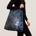 Wolf Moon - Wolf with Golem Crossbody Bag | Zazzle