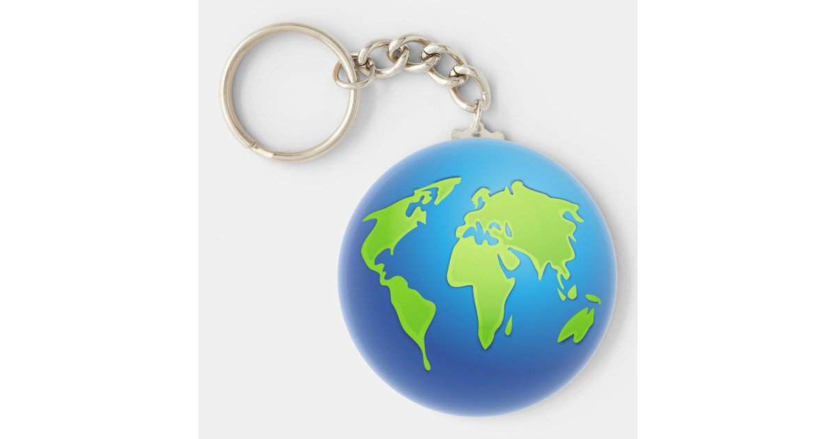 World Globe Key Ring | Zazzle.com.au