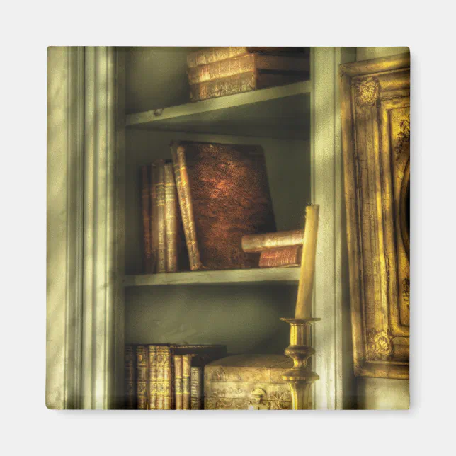 Writer - In the Library Magnet | Zazzle