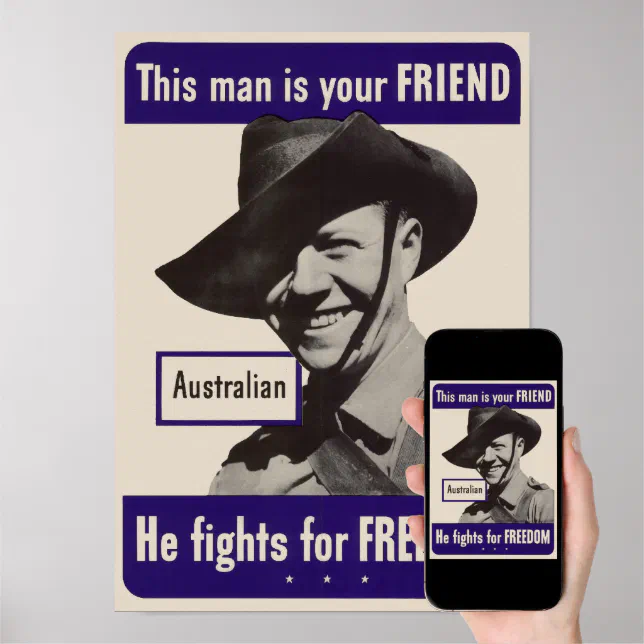 WWII Australian Poster | Zazzle