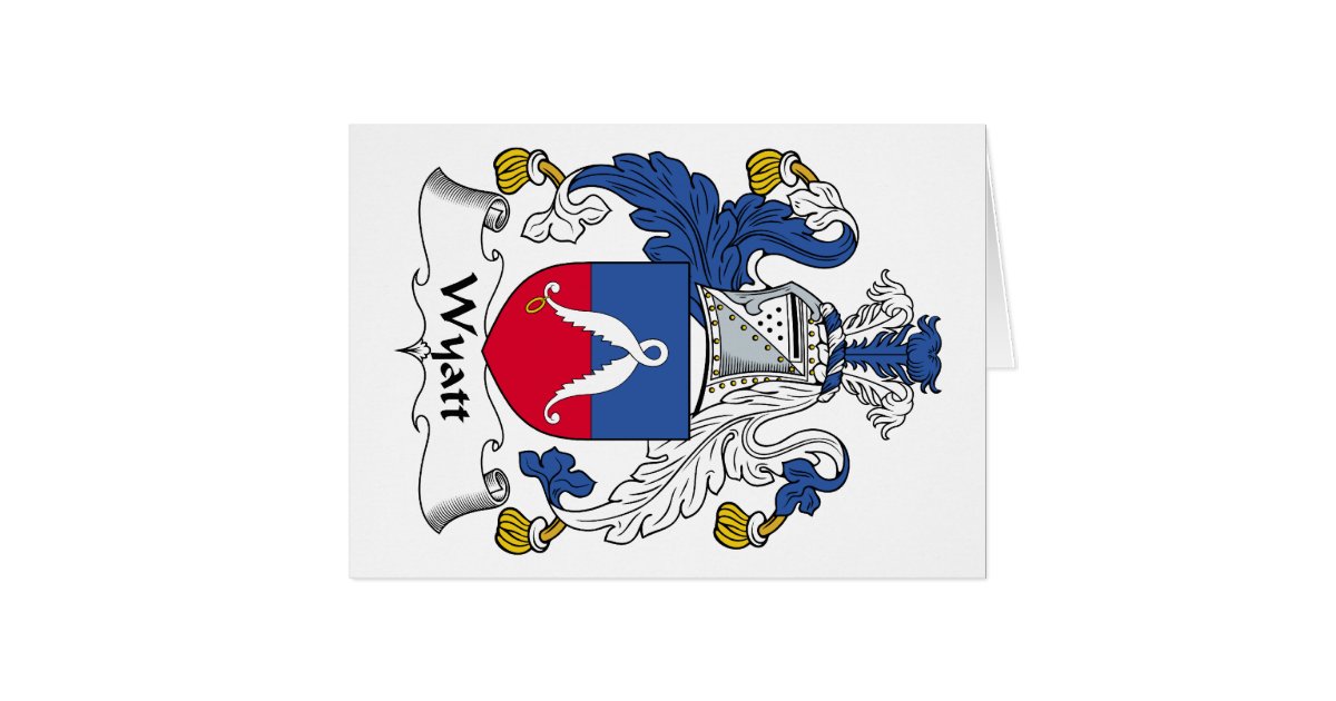 Wyatt Family Crest | Zazzle