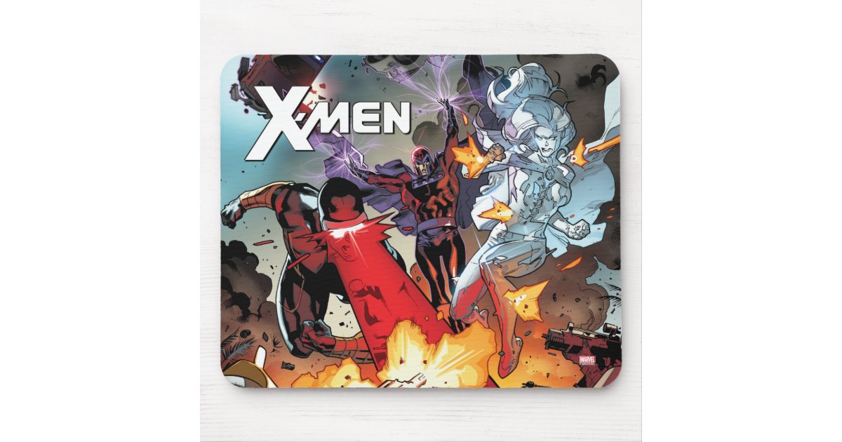X-Men | Cyclops, Magneto, & Emma Frost Rampage Mouse Pad | Zazzle