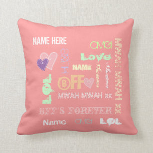 Wordcloud Cushions - Decorative & Throw Cushions | Zazzle AU