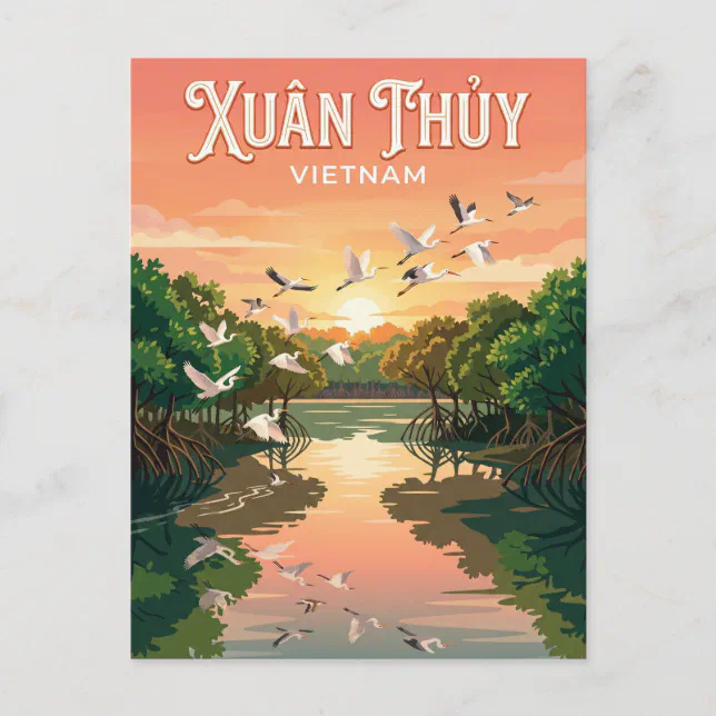 Xuân Thủy National Park Vietnam Postcard | Zazzle