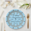 years Wedding Anniversary Gifts for Couples Cong D Paper Plate | Zazzle