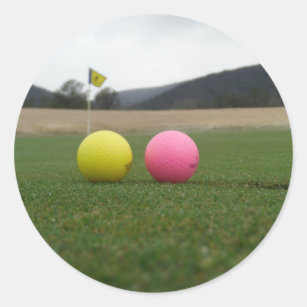 Golf Ball Stickers | Zazzle AU