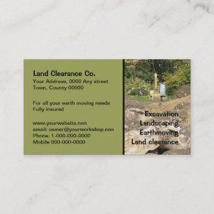 Land Clearing Business Cards | Zazzle AU
