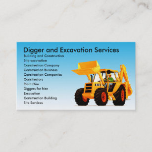 Excavation Business Cards | Zazzle AU