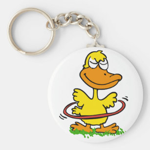 Duck Cartoon Key Rings & Keychains | Zazzle AU