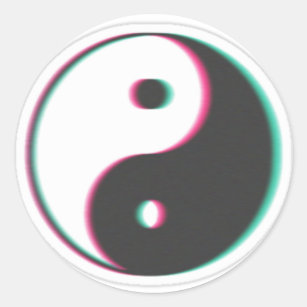 Yin Yang Stickers | Zazzle AU