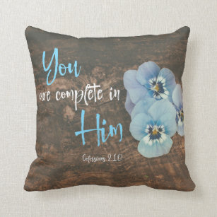 Bible Verse Typography Cushions - Decorative & Throw Cushions | Zazzle AU