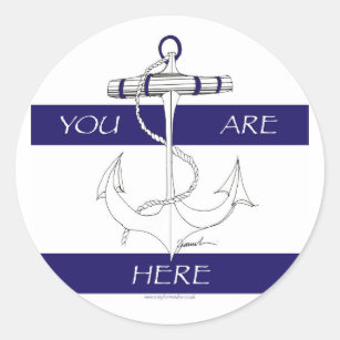 You Are Here Stickers | Zazzle AU