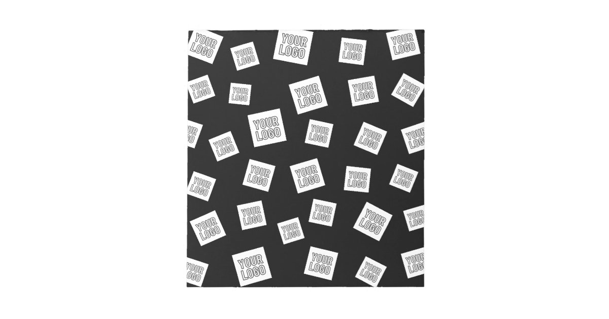 Your Logo, Photo or other Image | Random Placement Notepad | Zazzle