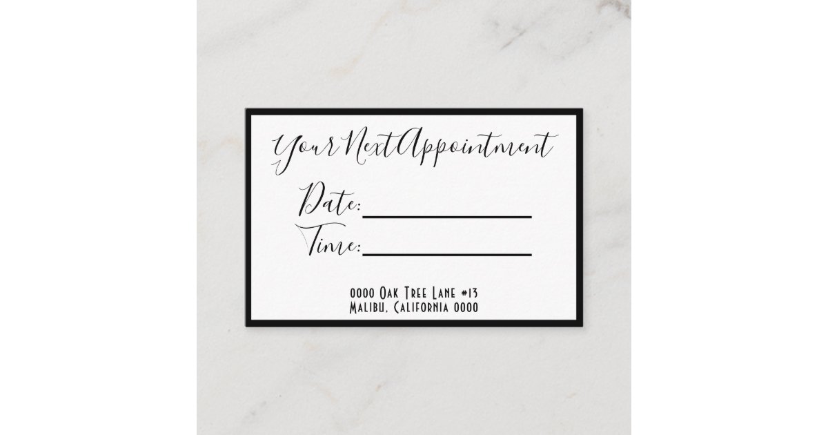 Your next appointment | Zazzle