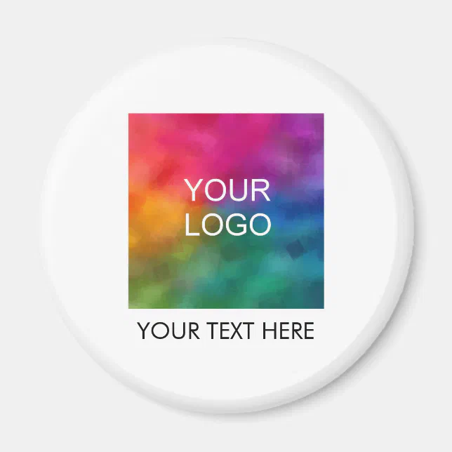Your Text Logo Employee Staff Crew Member Name Magnet | Zazzle