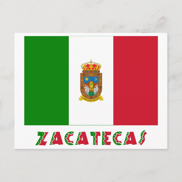 Zacatecas Unofficial Flag Postcard | Zazzle.com.au
