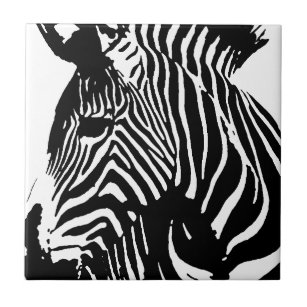 Zebra Decorative Ceramic Tiles | Zazzle.com.au
