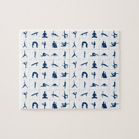 Zen Yoga Poses Meditation Jigsaw Puzzle | Zazzle.com.au