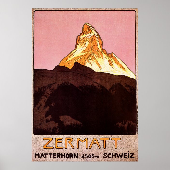 Zermatt Switzerland Poster | Zazzle